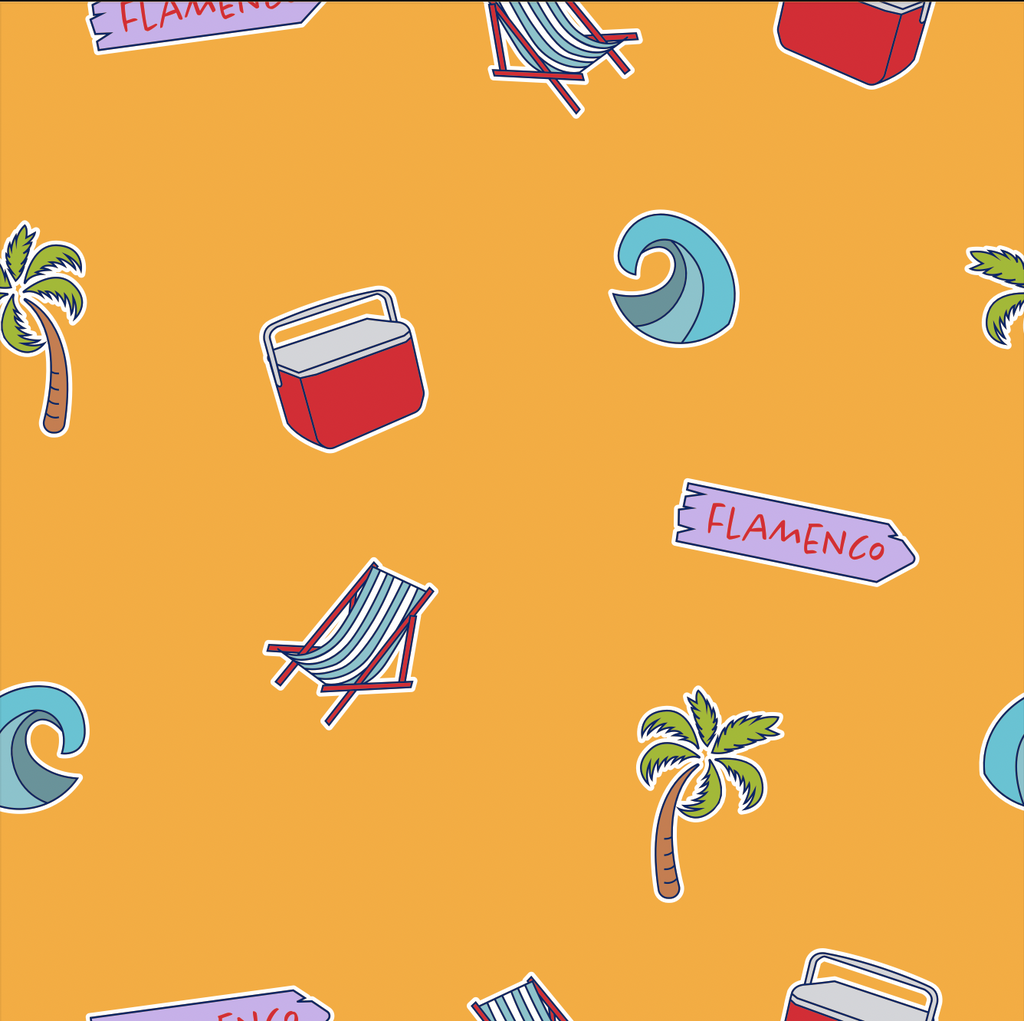 "Playa Flamenco" Pajama Set – Islajamas